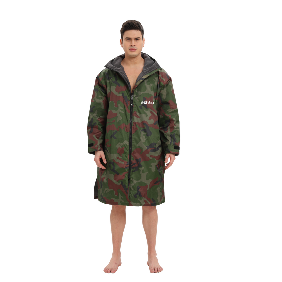 Shibui Waterproof Dry Changing Robe Camo/Black – shibuiboards